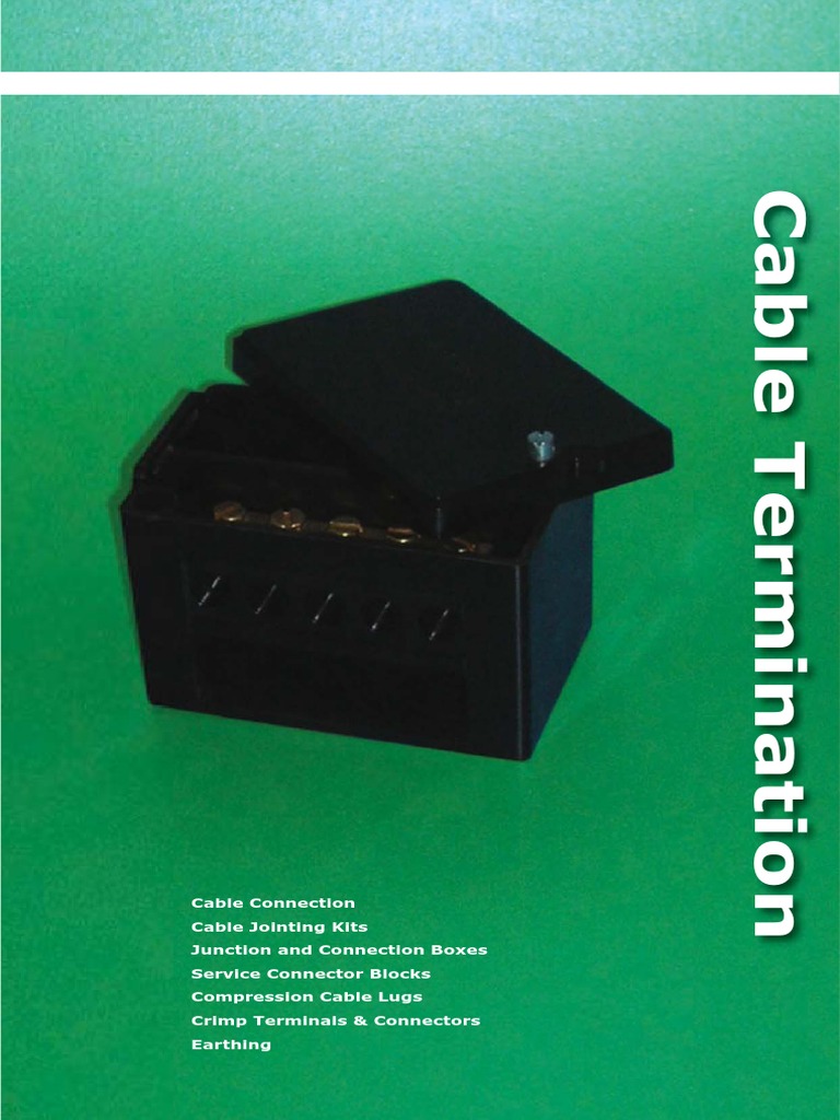 Cable Termination Section PDF | PDF