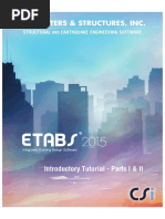 ETABS Trial - BUILDING ANALYSIS AND DESIGN | PDF | Computing