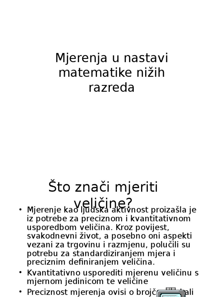 Mjerenja | PDF