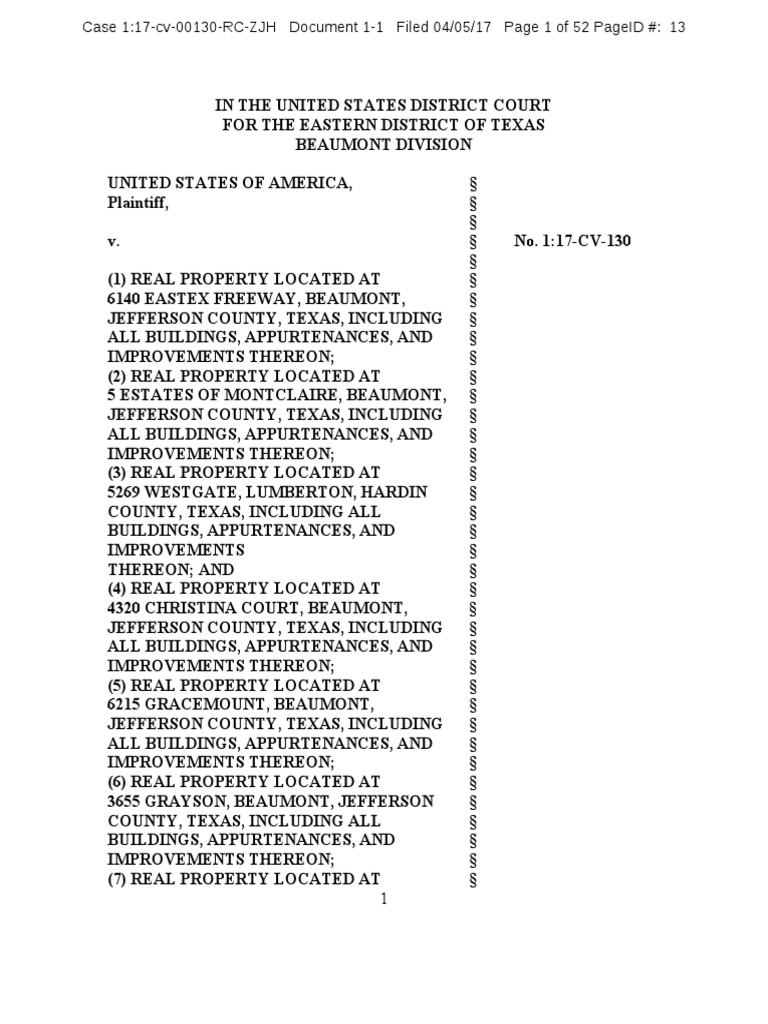 PC Affidavit-Civil Forfeiture | PDF | Special Agent | Gambling