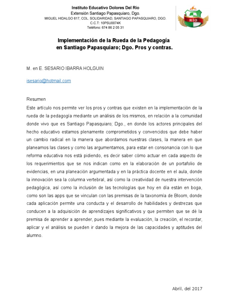Rueda de La Pedagogia | PDF | Tecnología de información y comunicaciones | Aprendizaje