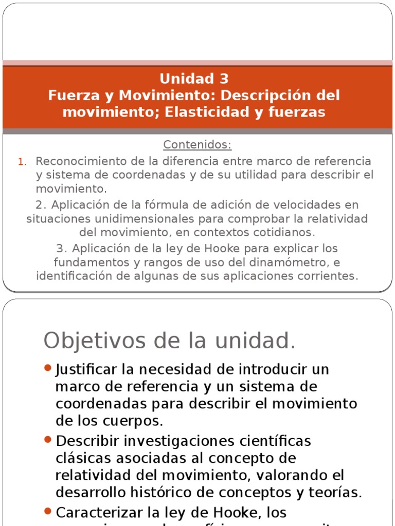 Fuerza y Movimiento | PDF | Movimiento (física) | Velocidad