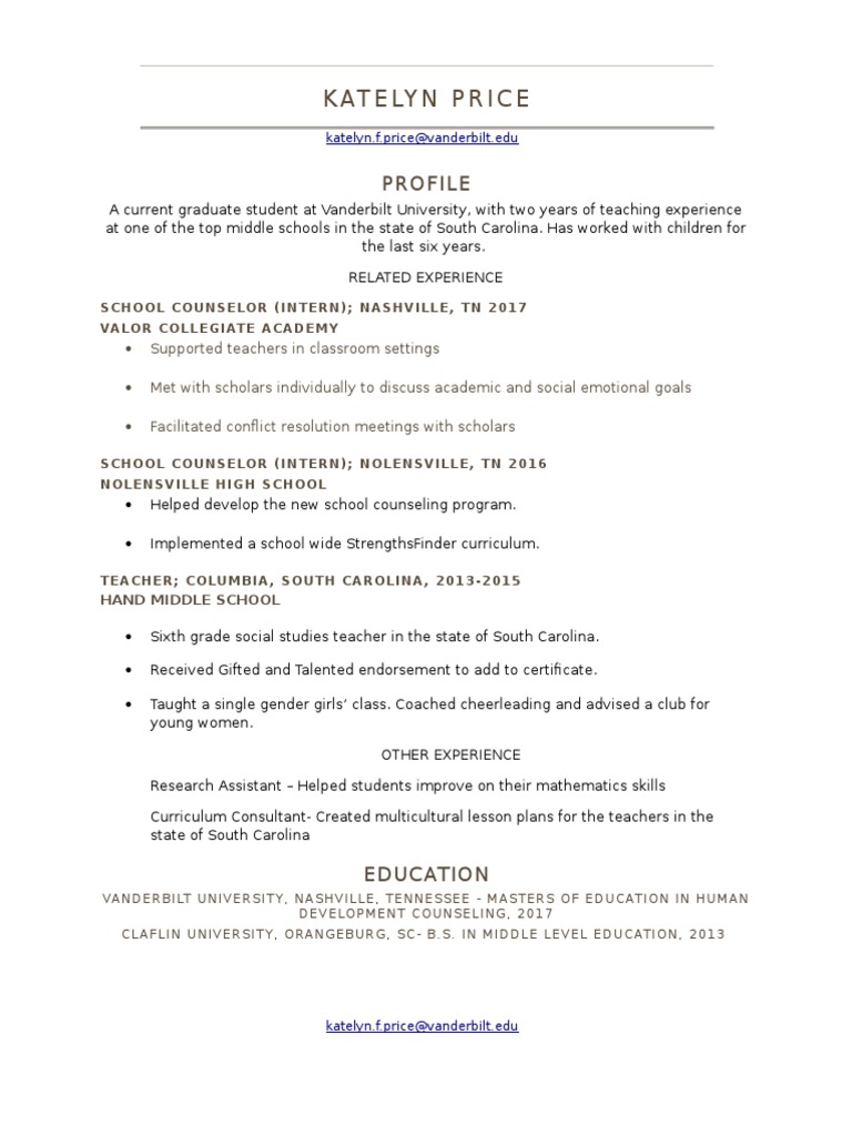 Katelyn Price: Profile | PDF