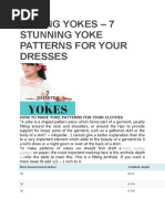 How To Make A Capote | PDF | Seam (Sewing) | Softlines (Retail)