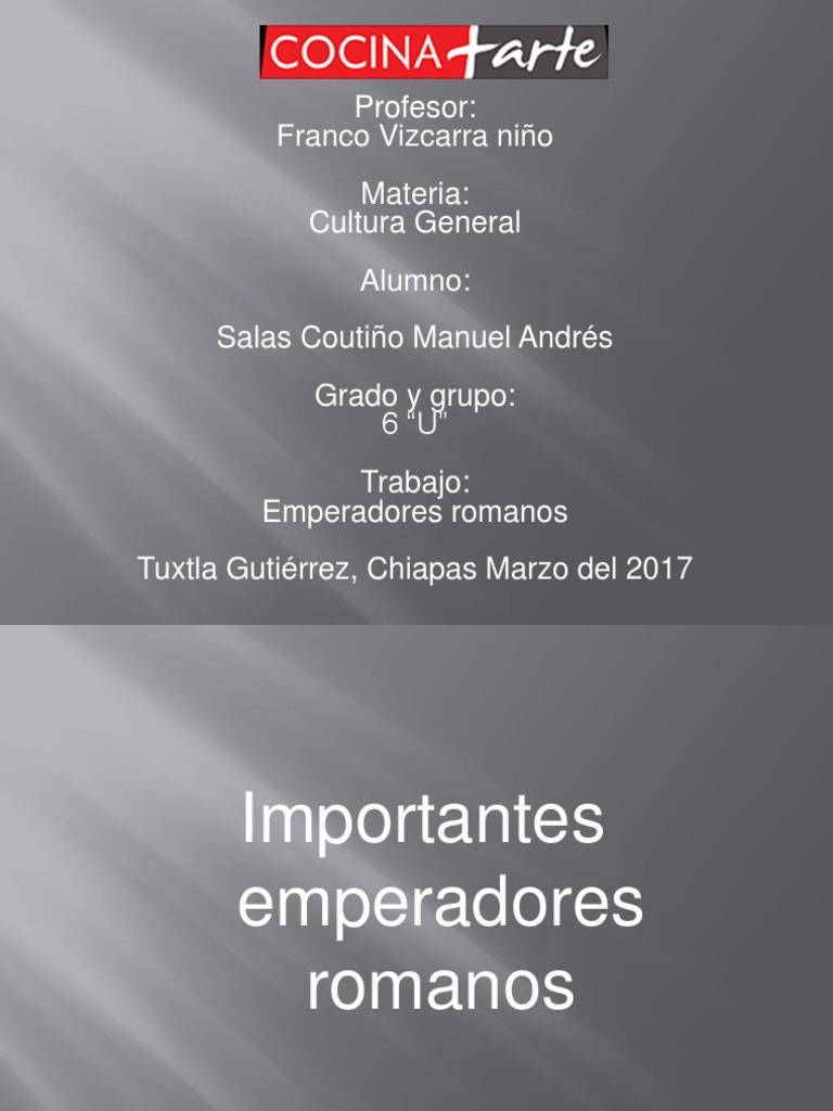 Emperadores PDF | PDF | Marco Aurelio | Augusto