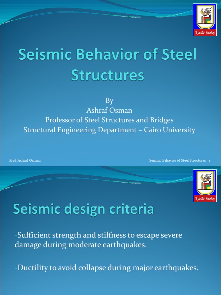 Seismic Behavior of Steel Structures | PDF | Buckling | Fracture