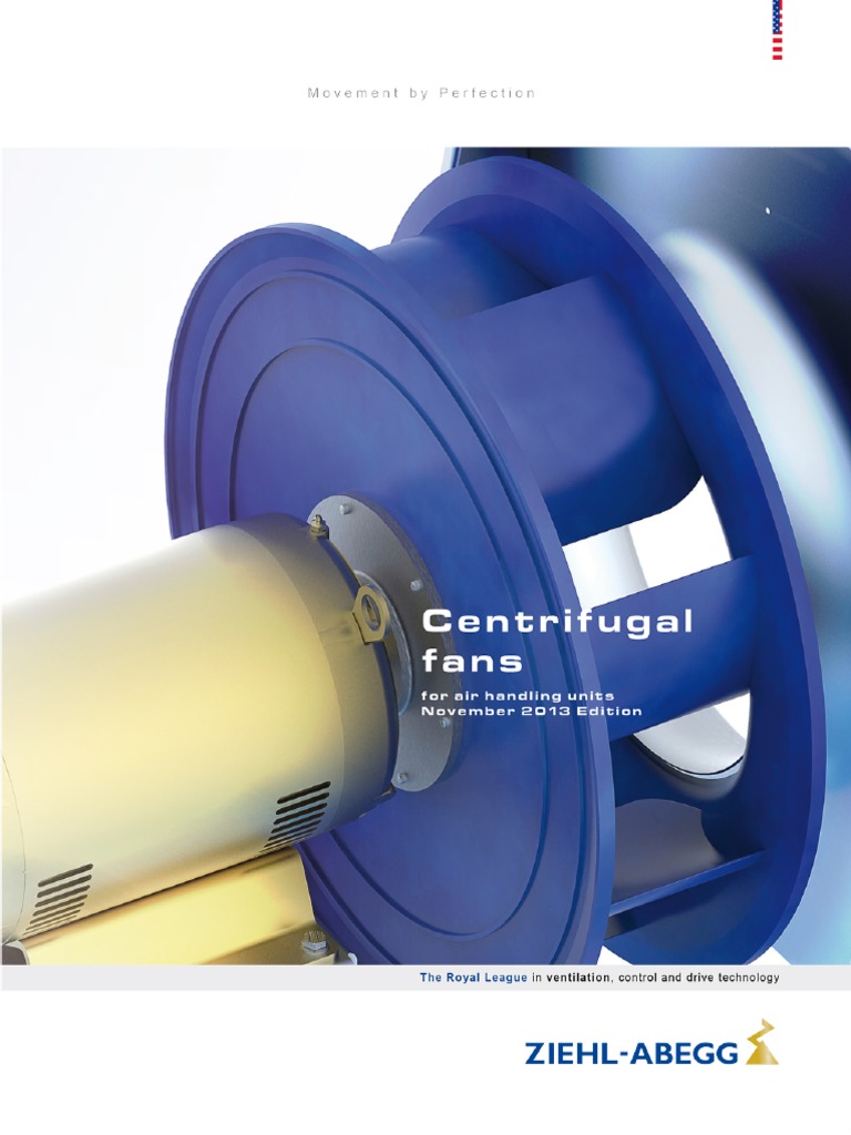 Approved Catalogs - Centrifugal Fans For Air Handling Units November ...