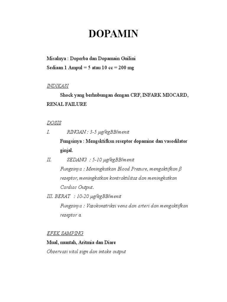 Rumus Pemberian Obat Melalui Syringe Pump | PDF