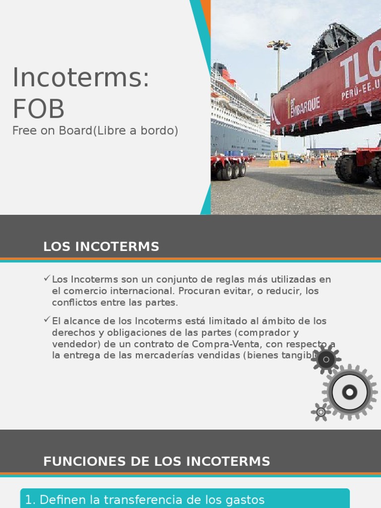 Incoterms FOB | El comercio internacional | Comercio