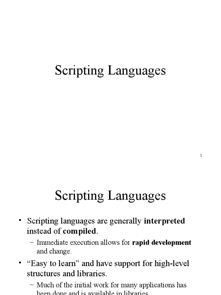 Scripting Languages Pdf Scripting Language Perl 3163