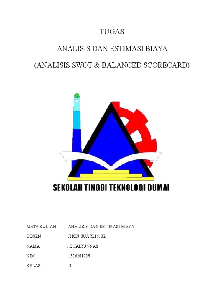 Analisis SWOT Dan Balanced Scorecard (BSC) | PDF