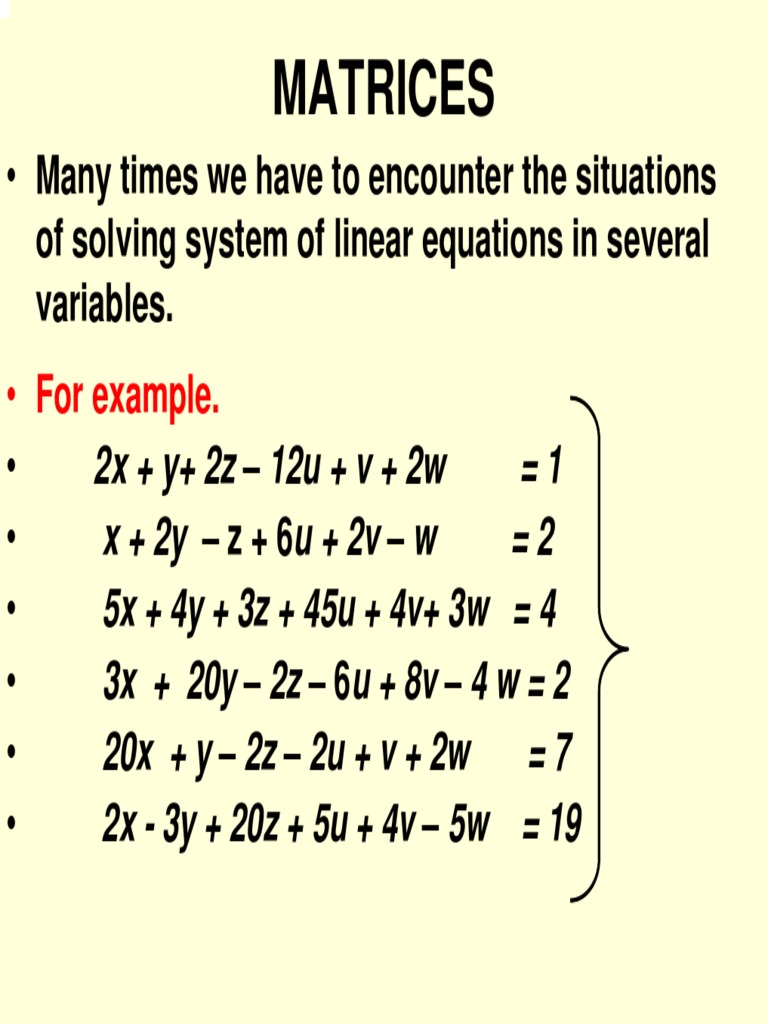 1-MATRICES.pdf | Matrix (Mathematics) | Mathematical Analysis