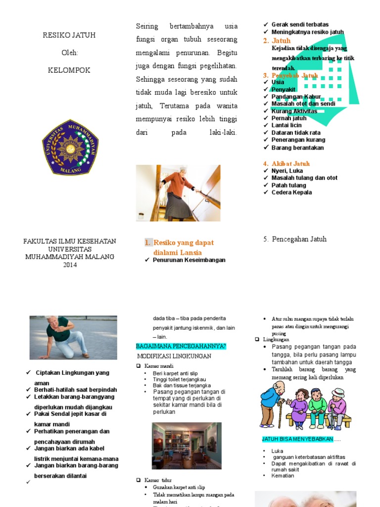 Leaflet Resiko Jatuh | PDF