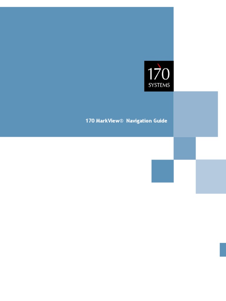 170 MarkView Overview User Guide | PDF | Markup Language | Icon (Computing)