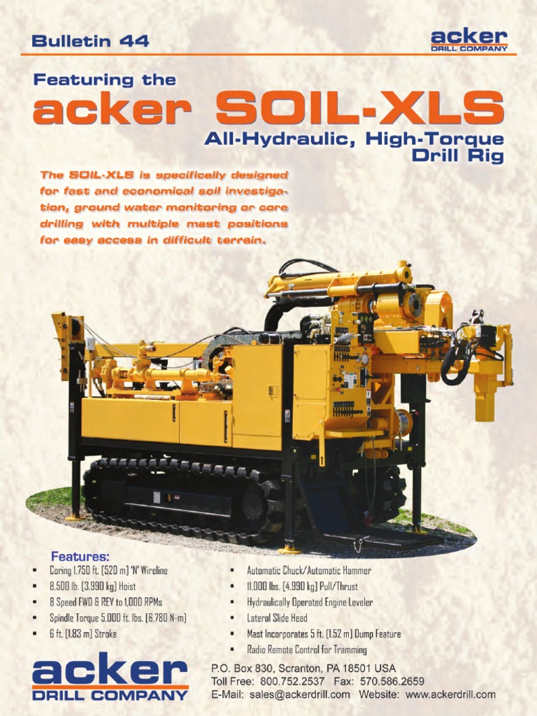 Acker Rig Specs PDF | PDF | Gear | Engines
