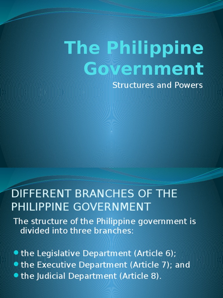 Branches of The Philippine Government | PDF | Impeachment | Judiciaries