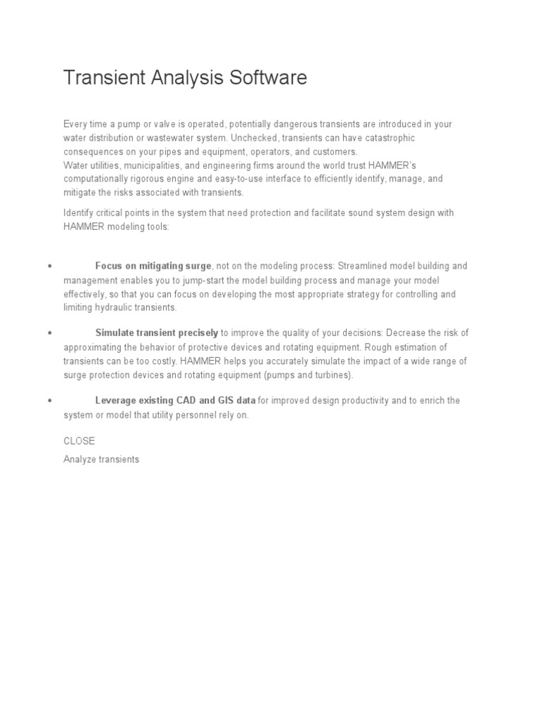 Capabilities of TA Software | PDF