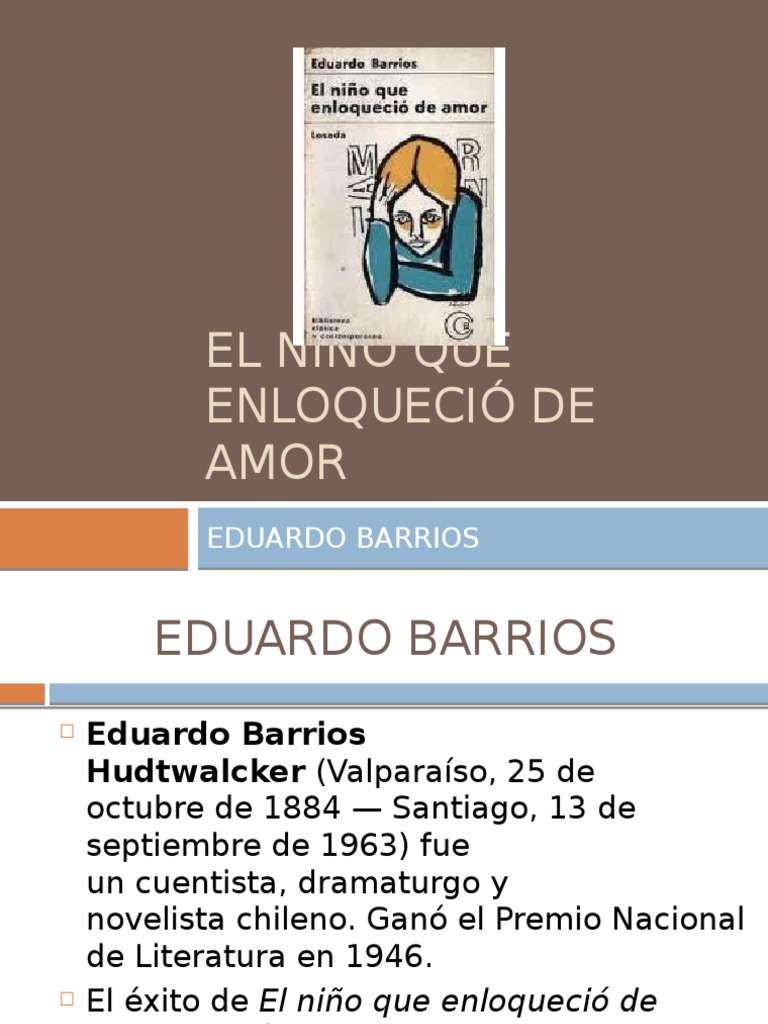 El Niño Que Enloqueció de Amor | PDF | Amor