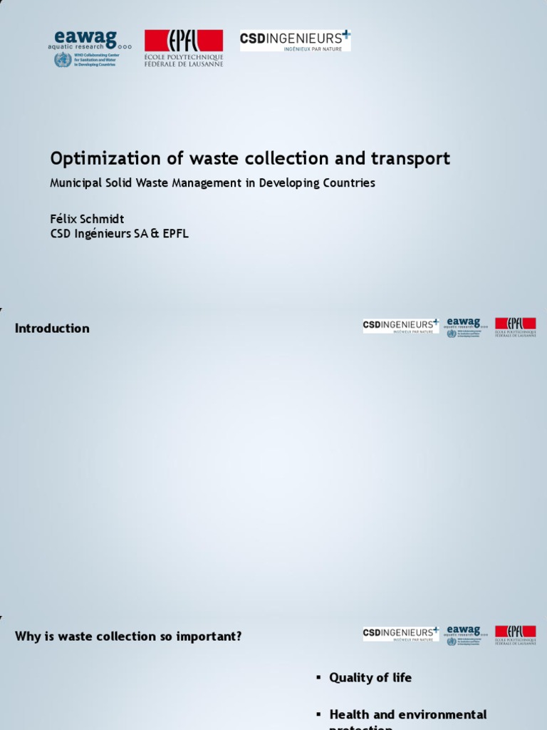 Optimization of Waste Collection and Transport | PDF | Truck | Benchmarking
