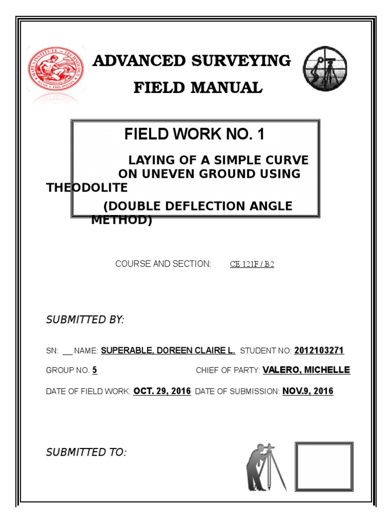 Advanced Surveying Field Manual | PDF