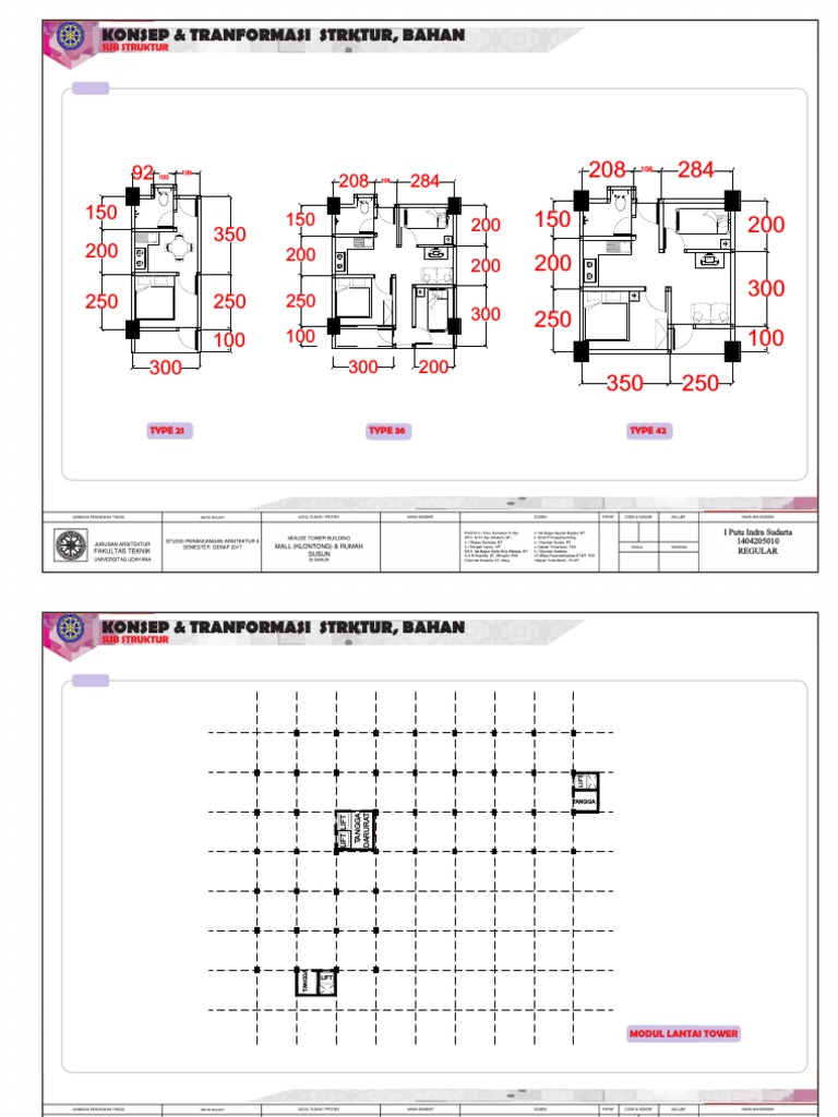 Konsep & Tranformasi Strktur, Bahan: Sub Struktur | PDF