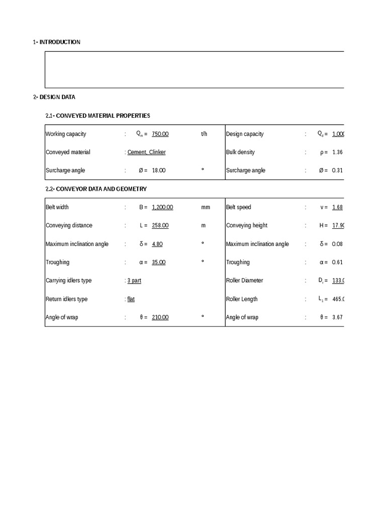 Belt Calculation | PDF | Belt (Mechanical) | Bending