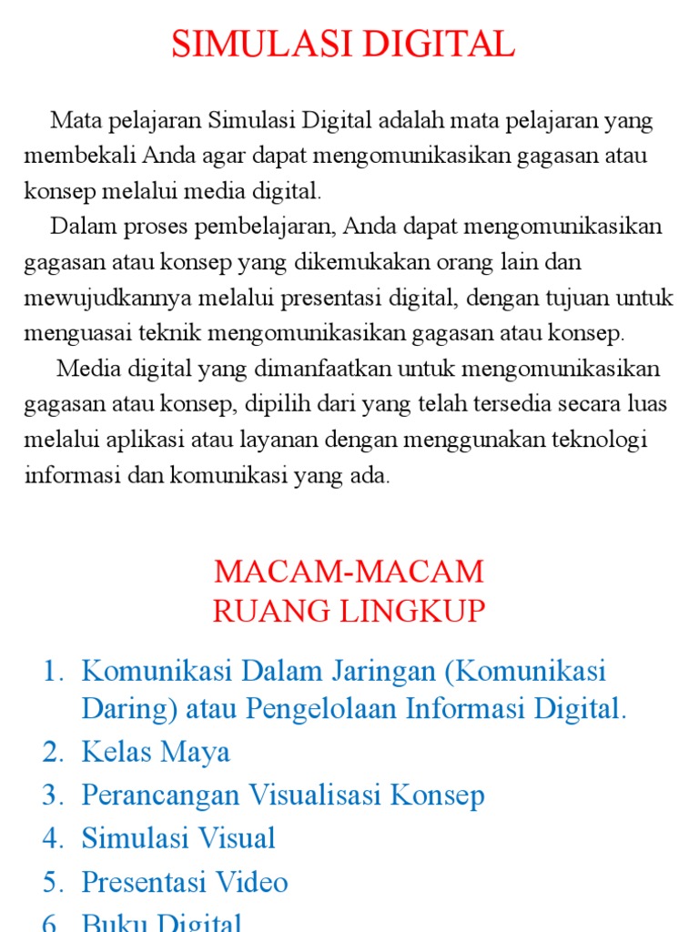 Simulasi Digital | PDF | Komputer