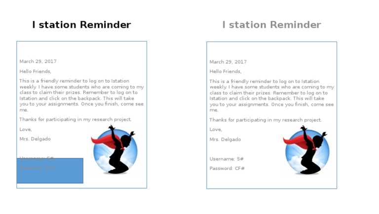 Istation Reminder | PDF | Computer Access Control | Access Control