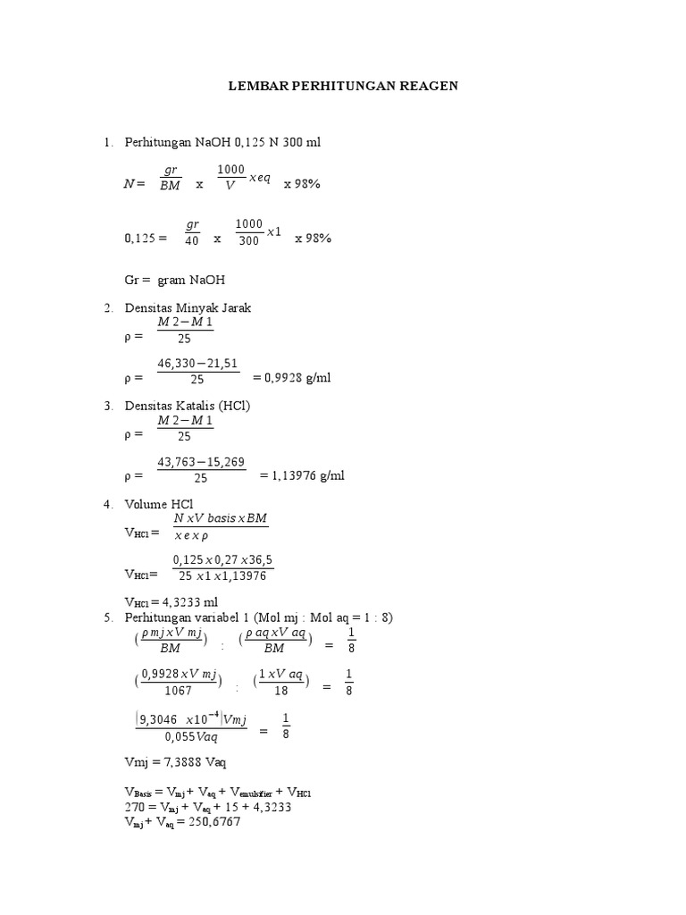 Lembar Perhitungan HMJ | PDF