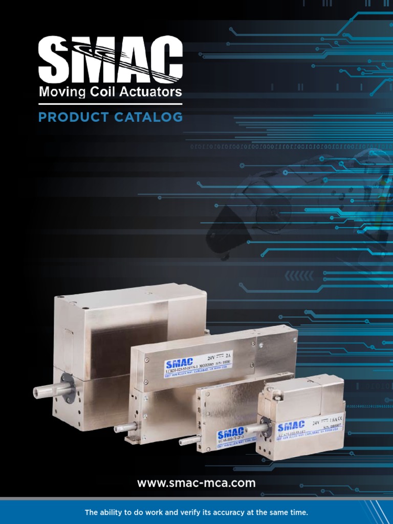 SMAC - Product Catalog (2016) | PDF | Actuator | Loudspeaker