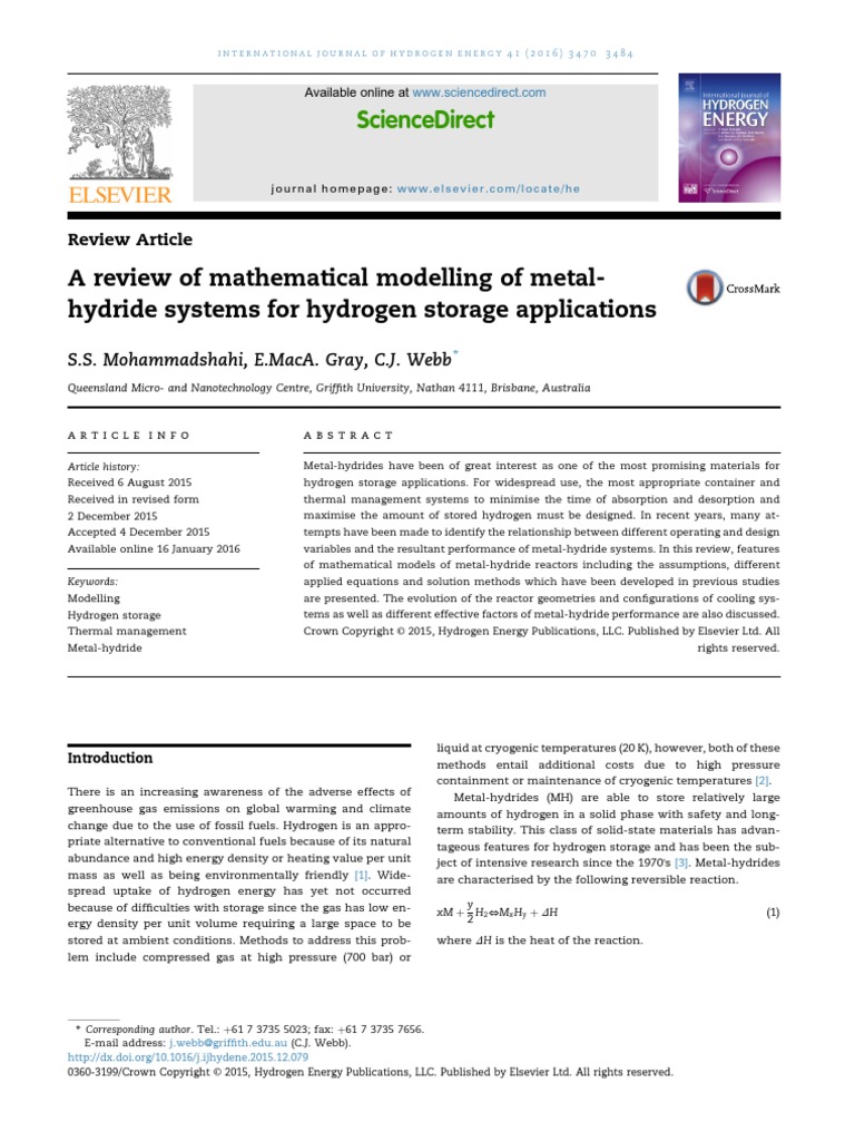A Review of Mathematical Modelling | PDF | Gases | Heat