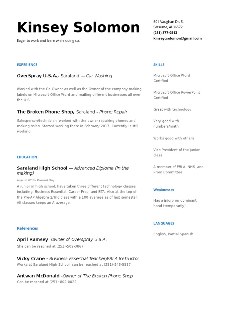 Resume Kinsey | PDF | Schools | Further Education