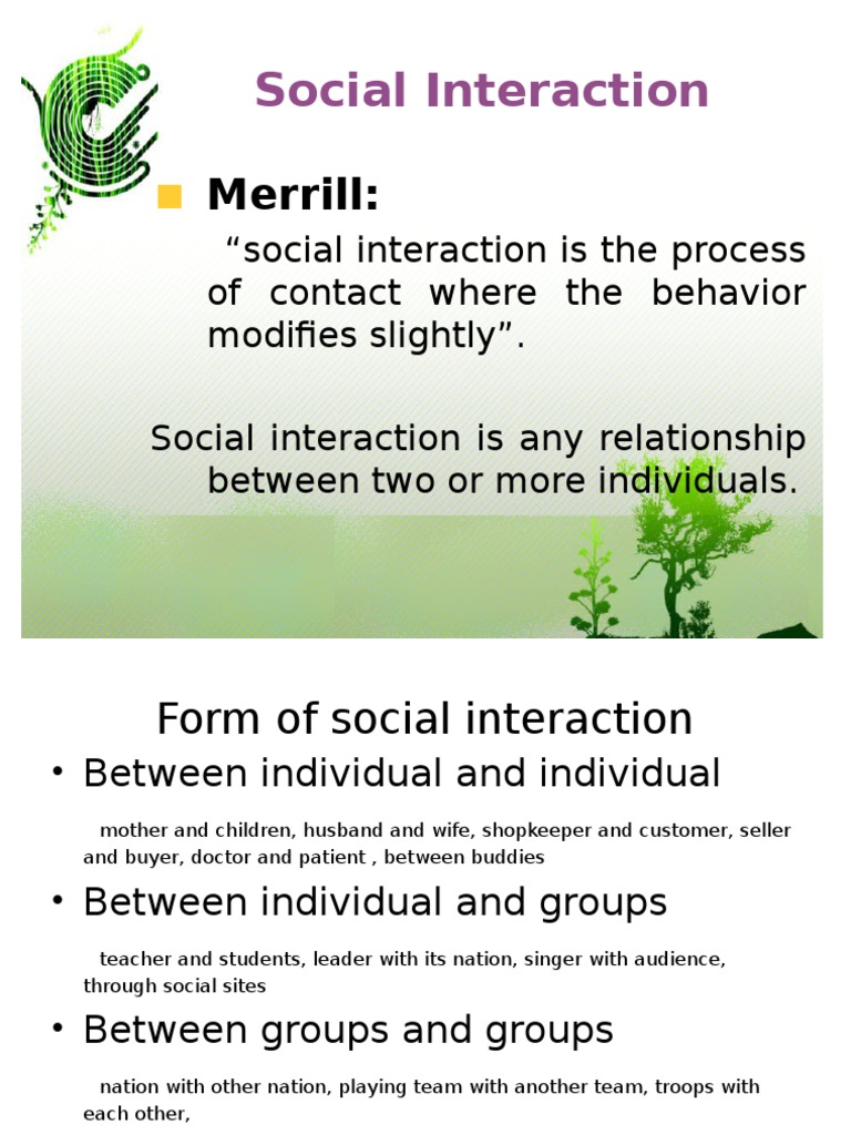5.social Interaction | PDF | Cultural Assimilation | Sociological Theories