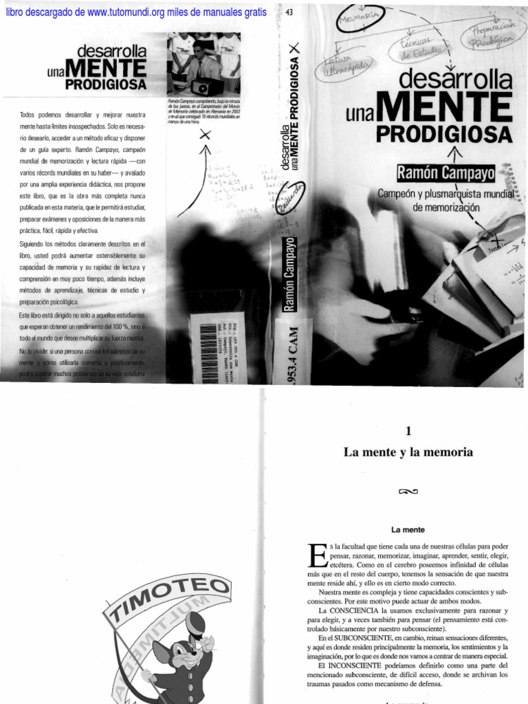 Desarrolla Una Mente Prodigiosa - Ramon Campayo Editorial Edaf PDF | PDF