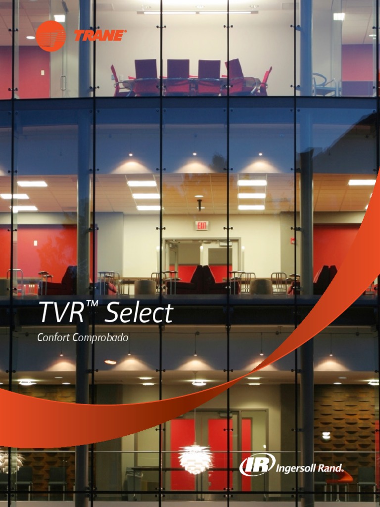 TVR Select Trane | PDF | Caldera | Aire acondicionado
