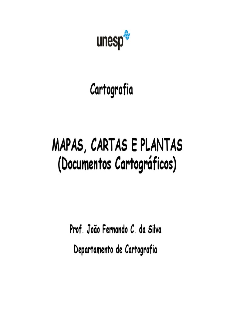 Diferenca Carta Mapa Planta PDF | PDF | Mapa | Cartografia
