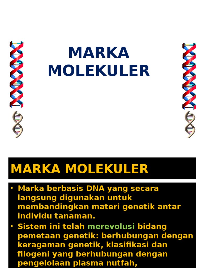 IV.. Marka Molekuler | PDF