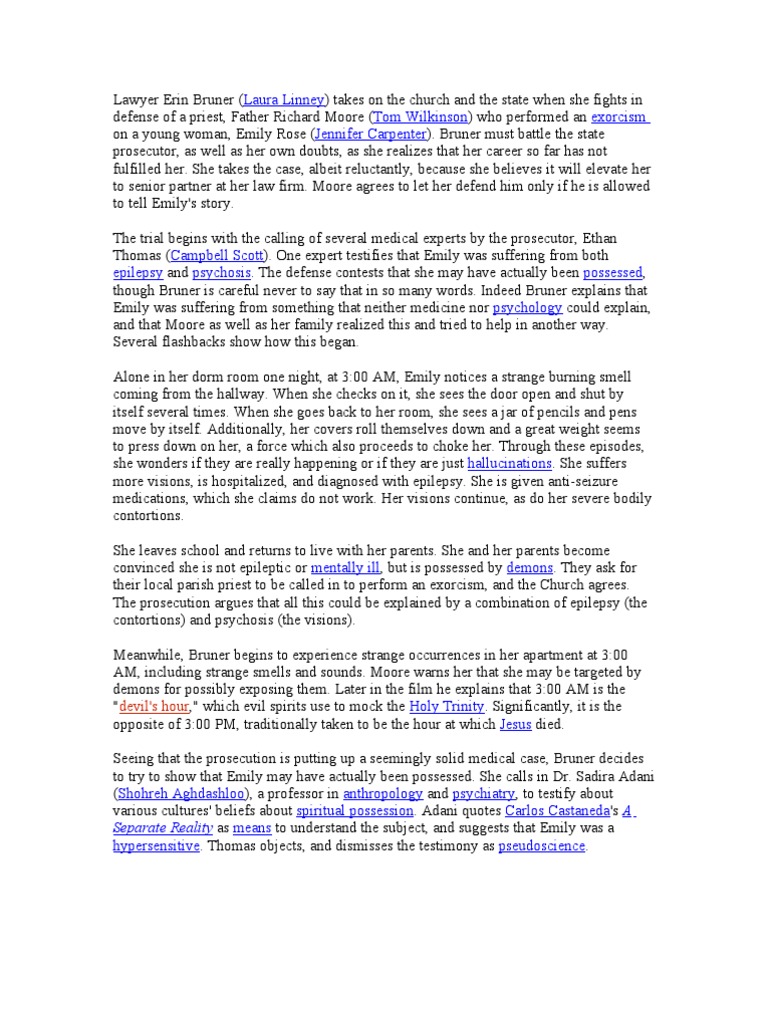 Lawyer Erin Bruner | PDF | Demonic Possession | Exorcism
