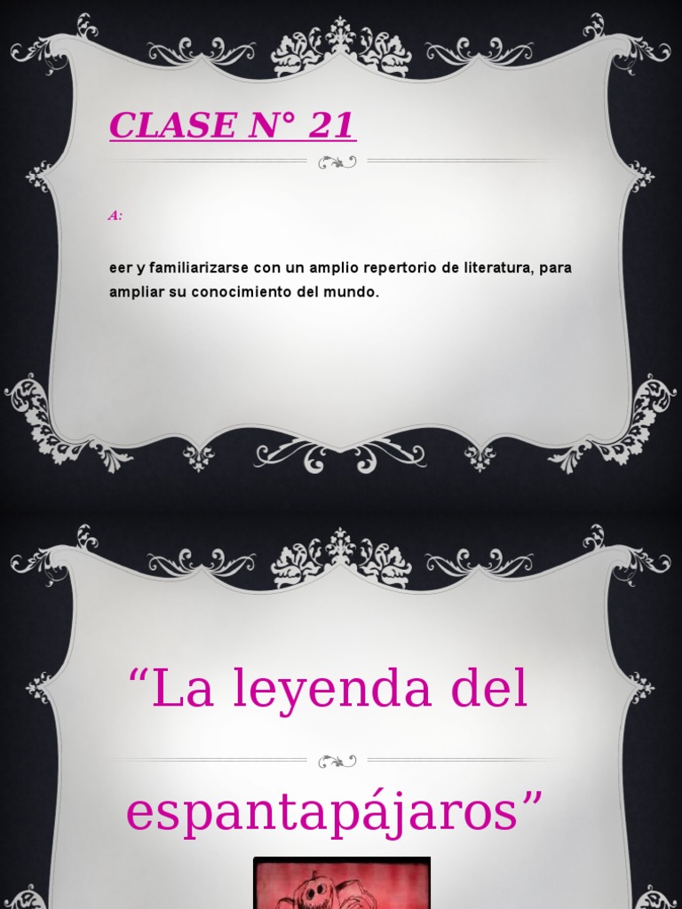 La Leyenda Del Espantapájaros | PDF | Ficción general