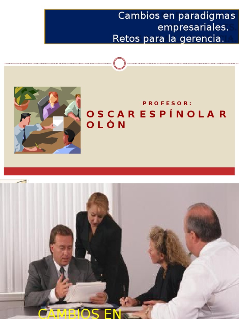 Cambios en Paradigmas Empresariales | PDF | Planificación | Marketing