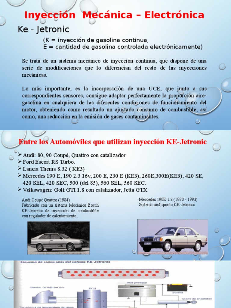 Inyeccion sistema Ke Jetronic | Solenoide | Motores