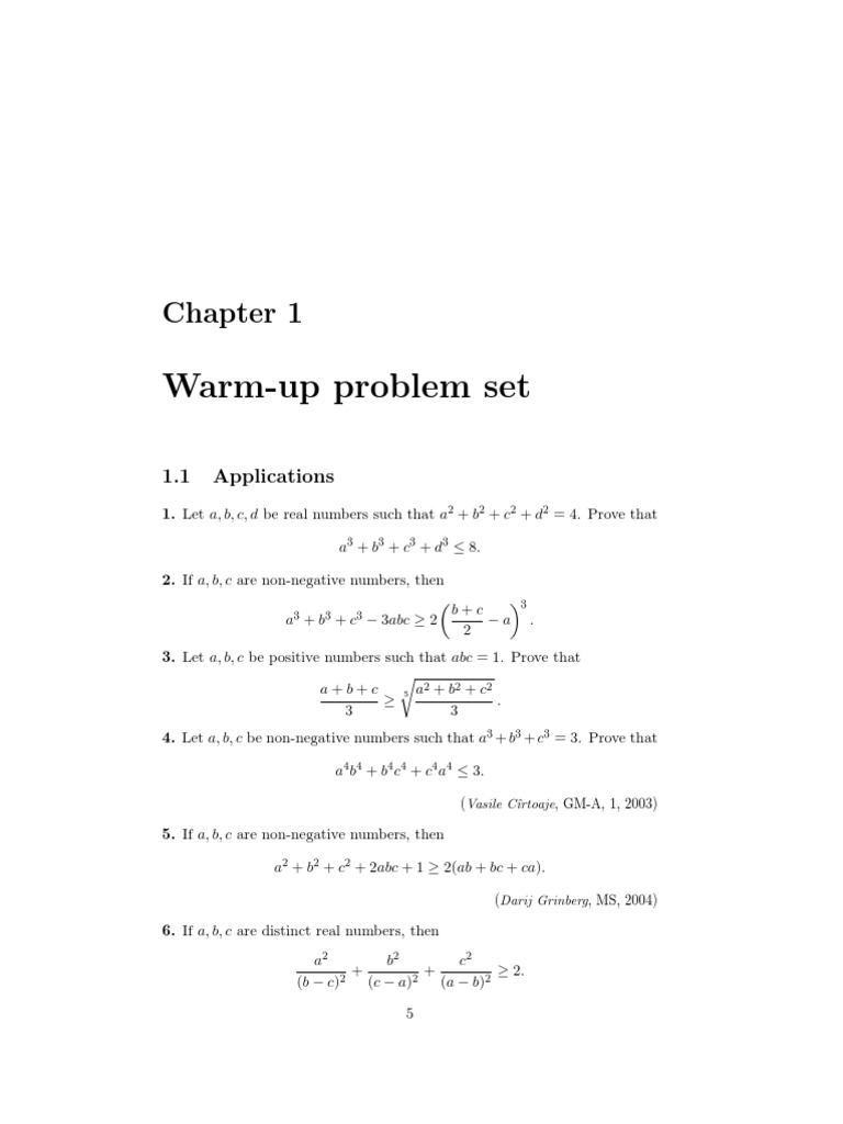Warm-Up Problem Set: 1.1 Applications | PDF | Teaching Mathematics