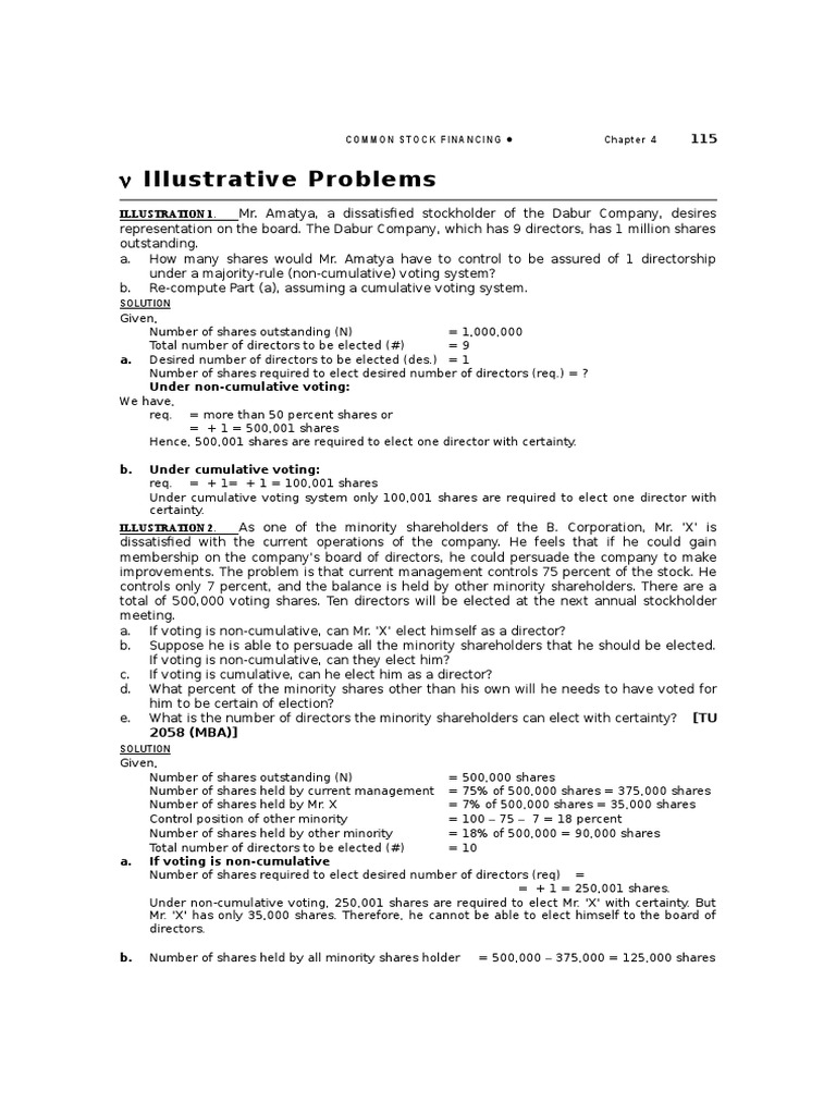Common Stock Financing Problems | PDF | Stocks | Retained Earnings