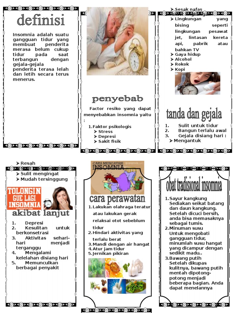 Leaflet Insomnia | PDF