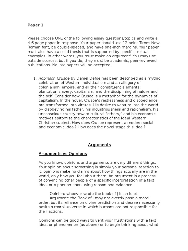 Paper 1 | PDF | Argument | Capitalism