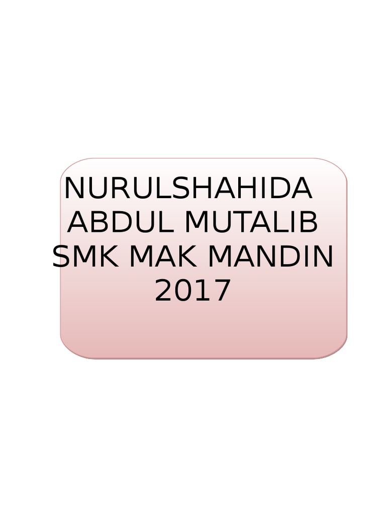 Label Depan & Tepi File | PDF