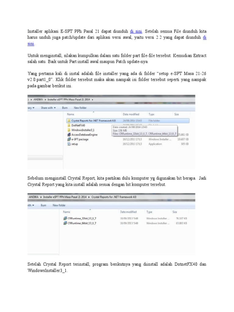 Installer Aplikasi ESPT 21 | PDF | Komputer