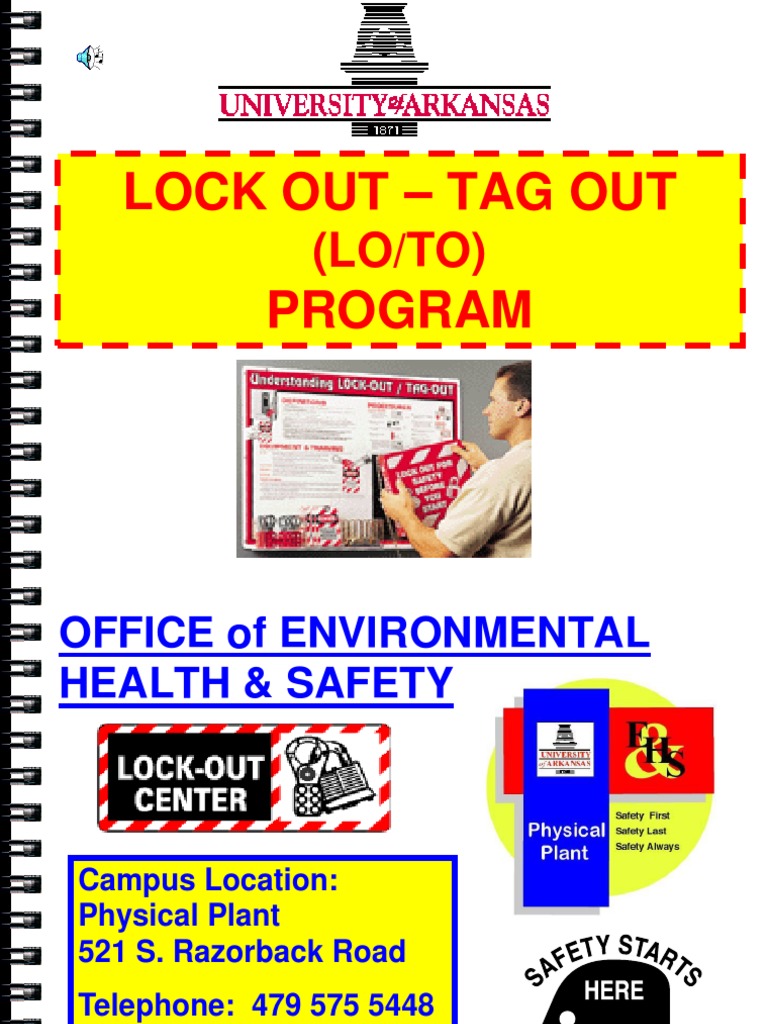 Lock Out - Tag Out Program: (LO/TO) | PDF
