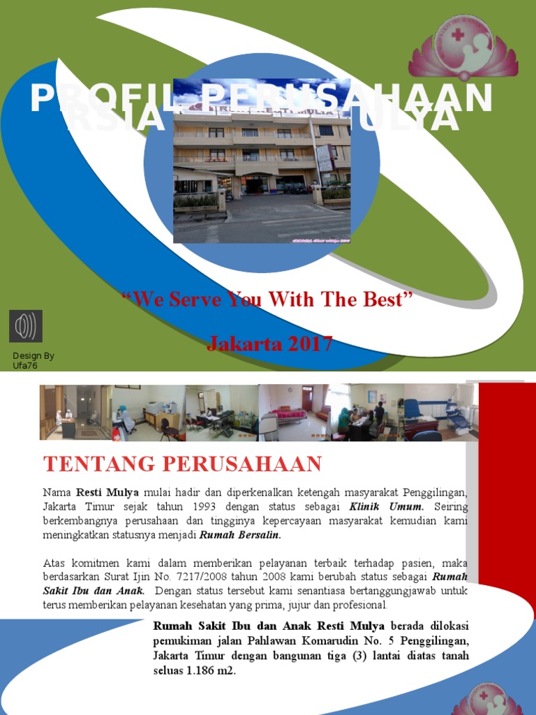 Profil RSIA Resti Mulya | PDF