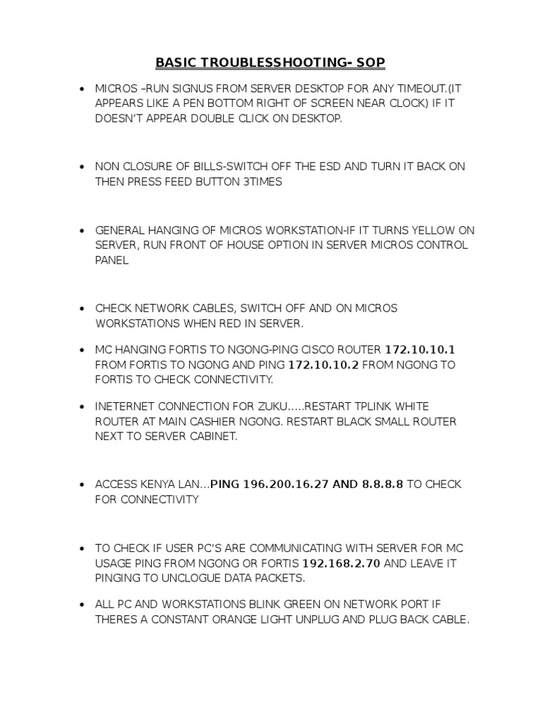 IT Troubleshooting Guide | PDF